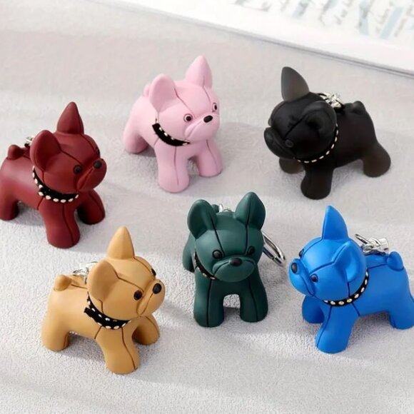 Bags | Acrylic French Bulldog Keychain 1 | Poshmark
